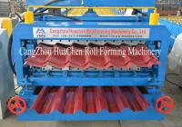 China Solid Steel Shaft Metrocopo Double Layer Roll Forming Machine 1250mm For Roof Tile for sale
