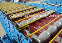 China Solid Steel Shaft Metrocopo Double Layer Roll Forming Machine 1250mm For Roof Tile for sale