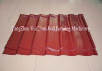 China Solid Steel Shaft Metrocopo Double Layer Roll Forming Machine 1250mm For Roof Tile for sale