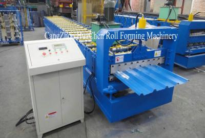 China Automatic Roof Sheet Galvanized Steel Roll Forming Machine With 19 Row Rollers for sale