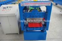 China Self Joint Roofing Sheet Roll Forming Machine 3 phases For 380 Voltage for sale