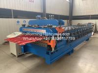 China Chain Drive Tile Profile Double Layer Roll Forming Machine for sale