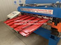 China Chain Drive Tile Profile Double Layer Roll Forming Machine for sale