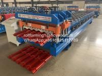 China 2m/Min PLC Control Antique Glazed Tile Roll Forming Machine for sale
