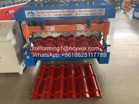China 2m/Min PLC Control Antique Glazed Tile Roll Forming Machine for sale