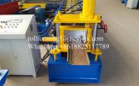 China Metal Window Frame PLC 0.8mm Steel Door Frame Making Machine for sale