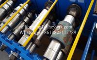 China Metal Window Frame PLC 0.8mm Steel Door Frame Making Machine for sale