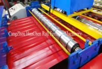 China Colored Metal Wall Profile Double Layer Steel Roofing Roll Forming Machine PLC Control for sale