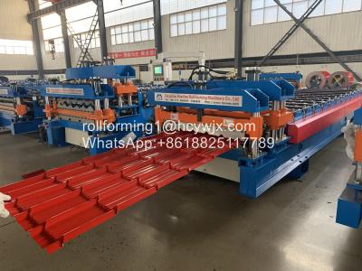 China Glazed Steel Tile Roll Forming Machine 220V 60Hz 3 Phase for sale