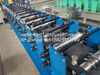 China 380v GI 1.5mm Steel Door Frame Roll Forming Machine for sale