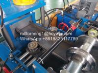China 380v GI 1.5mm Steel Door Frame Roll Forming Machine for sale