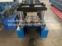 China Galvanized Metal Roof 1.5mm Thickness Ridge Cap Roll Former for sale