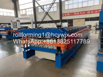 China Corrugated 380v 15m/Min Double Layer Roll Forming Machine for sale