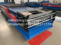 China Corrugated 380v 15m/Min Double Layer Roll Forming Machine for sale