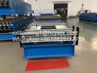 China Feeding Table 15m/Min Double Layer Roofing Sheet Roll Forming Machine for sale