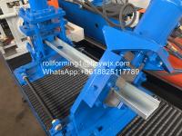 China Ppgi Cu 1.8mm Purlin Roll Forming Machine With Ellipse Punching Holes for sale