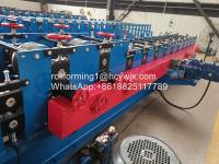 China Cutting Full Automatic C Purlin Roll Forming Machine , Precision Roll Form Machines for sale