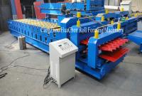 China Mitsubishi PLC Metrocopo Roof Profile Double Layer Roll Forming Machine With Two Year Guarantee for sale