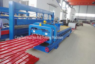 China Hydraulic Automatic Glazed Tile Roll Forming Machine Special Model For Villa for sale