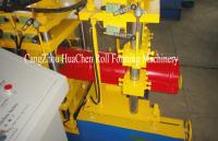 China Galvanized Steel Ridge Cap Roll Forming Machine Hydraulic Control Glazed Tile Type for sale