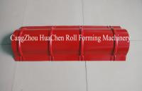 China Galvanized Steel Ridge Cap Roll Forming Machine Hydraulic Control Glazed Tile Type for sale