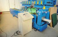 China 380V Industrial Ridge Cap Roll Form Equipment PLC Control Cutting Method for sale