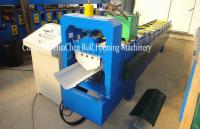 China 380V Industrial Ridge Cap Roll Form Equipment PLC Control Cutting Method for sale