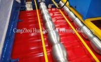 China High Precision Villa Glaze Tile Roll Forming Machine 1220mm With 15 Row Rollers for sale