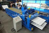 China 70mm Shaft Diameter Double Layer Roll Forming Machine With 11 Row Roller and PLC Control for sale