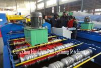 China 70mm Shaft Diameter Double Layer Roll Forming Machine With 11 Row Roller and PLC Control for sale