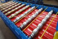 China Hydraulic Cutting Double Layer Steel Sheet Roof Forming Machine With 2 Profiles in One for sale