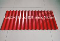 China Hydraulic Cutting Double Layer Steel Sheet Roof Forming Machine With 2 Profiles in One for sale