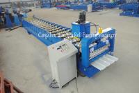 China Trapezoid Cold Roll Forming Machine With Manual / Hydraulic Uncoiler for sale