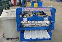 China Trapezoid Cold Roll Forming Machine With Manual / Hydraulic Uncoiler for sale