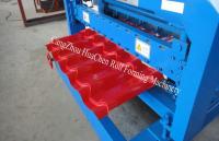 China High Speed Steel Glazed Roll Forming Equipment With Hydraulic Press And Cut System for sale