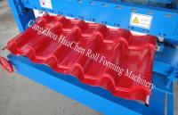 China High Speed Steel Glazed Roll Forming Equipment With Hydraulic Press And Cut System for sale
