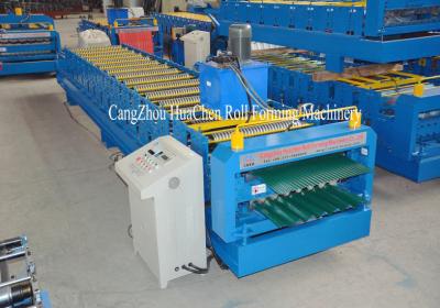 China PLC Control Automatic Steel Double Layer Roll Forming Machine High Efficiency for sale