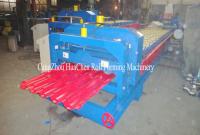China Steel Roof Panel Glazed Tile Roll Forming Machine For Construction for sale