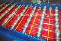 China Steel Roof Panel Glazed Tile Roll Forming Machine For Construction for sale