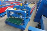China Hydraulic Shearing Glazed Corrugated Sheet Roll Forming Machine PLC Control for sale