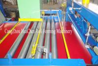 China Cut-to-Length Sheet Metal Cutting Machine Color Coated 3 Rows Rollers for sale