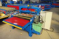 China Cut-to-Length Sheet Metal Cutting Machine Color Coated 3 Rows Rollers for sale