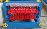 China Forming Speed 8-12m/Min Double Layer Roll Forming Machine Shaft Diameter 76mm for sale
