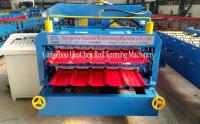 China 16 -18 Station Free Design Steel Tile Double Layer Roll Forming Machine PPGI / GI for sale
