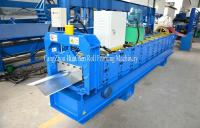 China Galvanized Steel Ridge Cap Roll Forming Machine With 12 Rows rollers 45# steel for sale