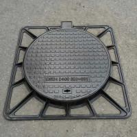 China EN124 Standard Ductile Iron Mahole Cover And Frame 850*850 Mm In Stock for sale