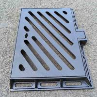 China EN 124 Standard Cast Iron Gully Grating Heavy Duty Drain Grate For Road Yard With Frame for sale
