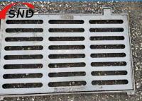 China Single EN124 Standard Cast Iron Gully Grate Painting Surface Square Shape for sale