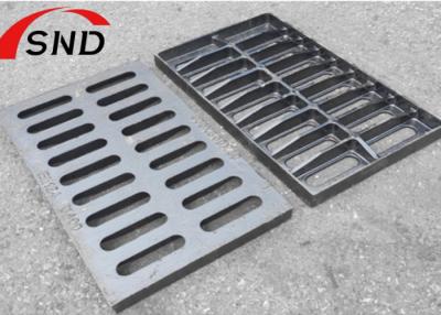 China Single EN124 Standard Cast Iron Gully Grate Painting Surface Square Shape for sale