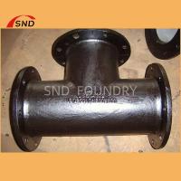 China ISO2531 Ductile Iron Flanged Equal Tee With Epoxy Coating For Potable Water Systems for sale